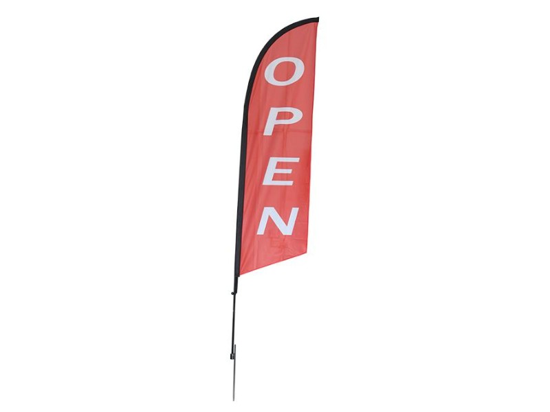 Flag OPEN Sign,3.2m Double Sided Read - NZ$61.15 | eMax.co.nz