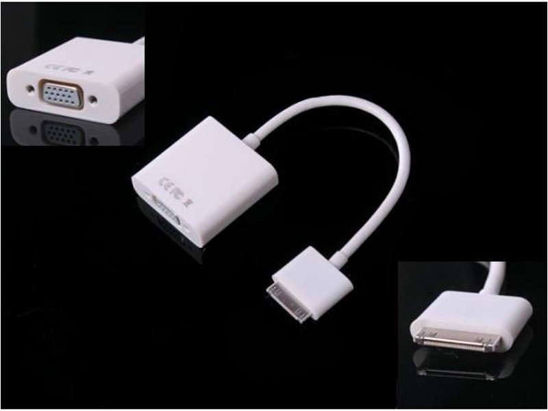 VGA Cable Adapter For iPad/ iPhone/ iPod - NZ$13.26 | eMax.co.nz