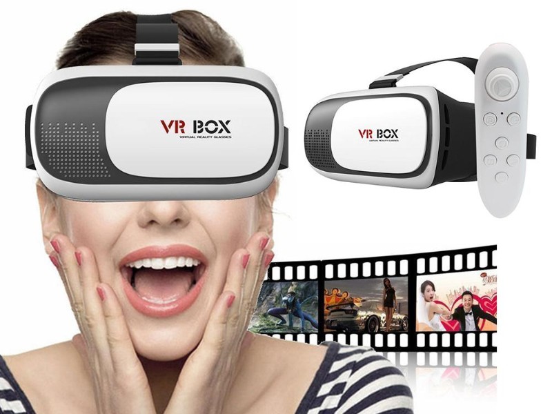3D VR Box Virtual Reality Glasses with Controller - NZ$14.58 | eMax.co.nz