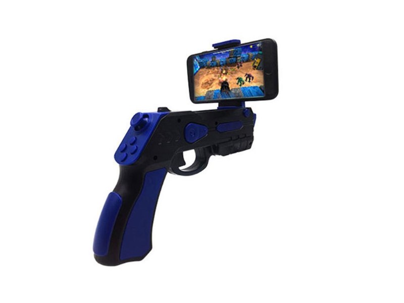 Virtual Reality Bluetooth Game Controller Gun - Blue - NZ$11.28 | eMax ...