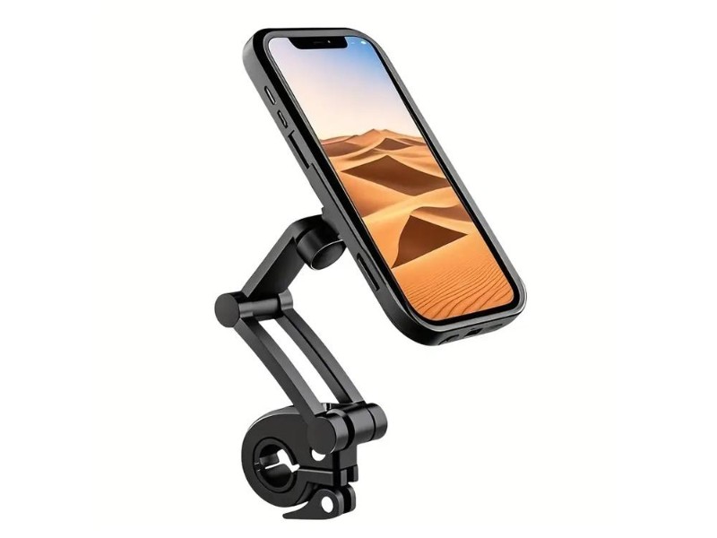 Waterproof Motorcycle Handlebar Phone Mount, 360° Rotatable - NZ$16.8 ...