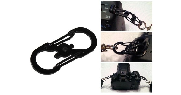 S-Shaped Stainless Steel Anti-Lost Keychain Key Lock - NZ$1.63 | eMax.co.nz