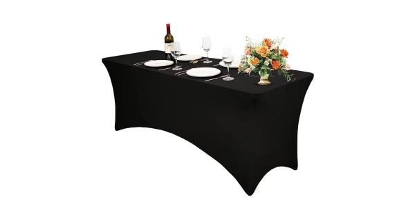 Black Table Cover Table Cloths Wedding - NZ$12.71 | eMax.co.nz