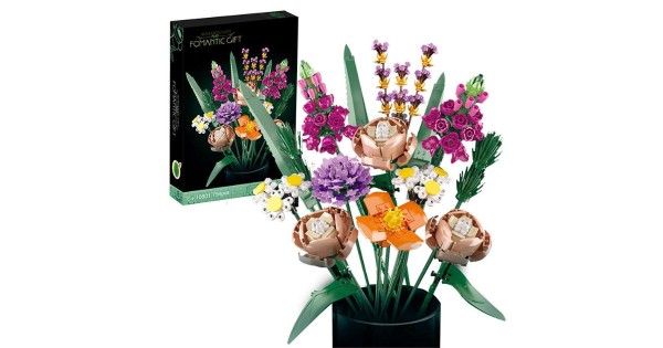 756pcs Flower Bouquet Building Block Kit - NZ$30.45 | eMax.co.nz
