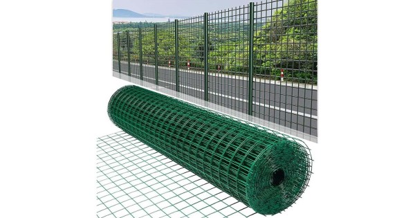 Green 1.2x30m PVC Coated Wire Netting Fence 60mm Grid - NZ$133.87 ...