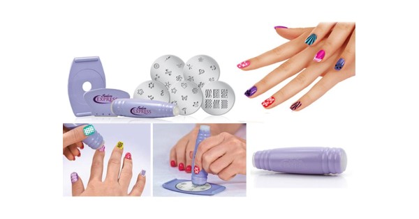 Professional Nail Art Stamp Polish DIY Design Kit - NZ$5.32 | eMax.co.nz