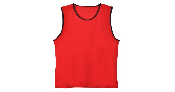 Red Mesh Training Vest Football Match Soccer Rugby Waistcoat - NZ$5.73 ...