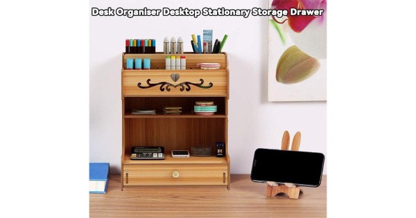 Desk Organiser Desktop Stationary Storage Drawer - NZ$6.41 | eMax.co.nz