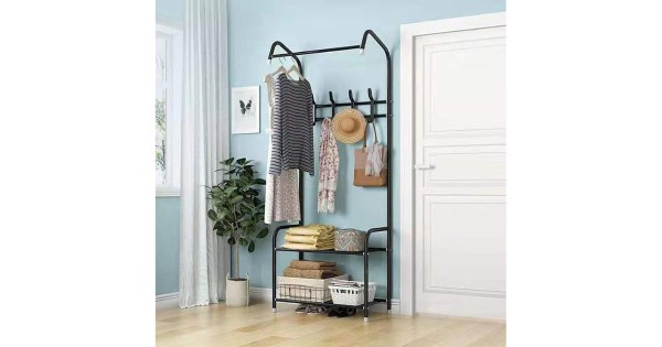 Clothes Garment Coat Rack Stand, Clothing Holder Hanger - NZ$26.25 ...