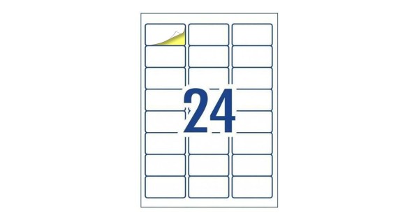 A4 Labels Sticker 24's 100 Sheets - NZ$15.76 | eMax.co.nz