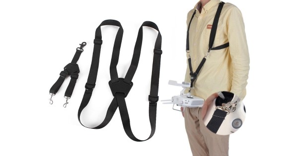 Black Shoulder Strap for Drone Remote Controller - NZ$6.73 | eMax.co.nz