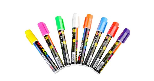 8 x Erasable Fluorescent Window Markers set - NZ$8.2 | eMax.co.nz