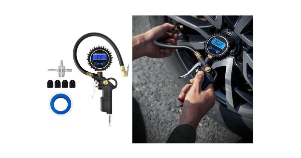 Car Digital Tire Inflator Gauge 250PSI - NZ$16.11 | eMax.co.nz