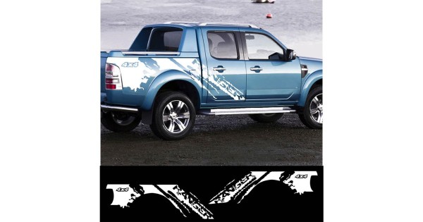 2PCS Car Side Sticker for Ford Ranger Raptor - NZ$27.3 | eMax.co.nz
