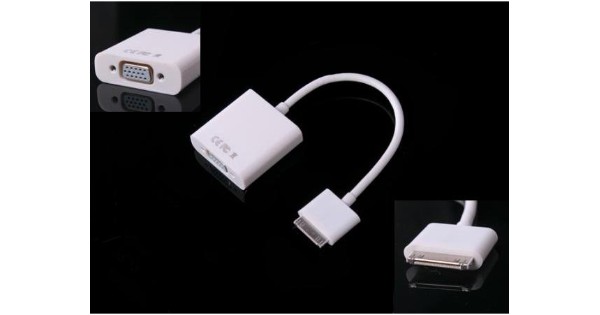 VGA Cable Adapter For iPad/ iPhone/ iPod - NZ$13.26 | eMax.co.nz